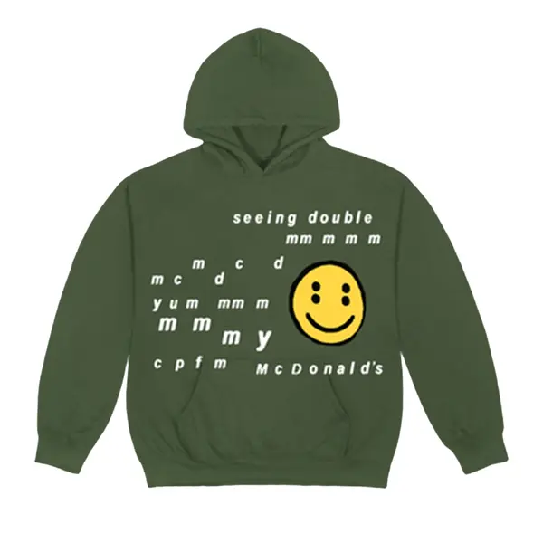 CACTUS PLANT FLEA MARKET X Mcdonald's Seeing Double Hoodie - Green