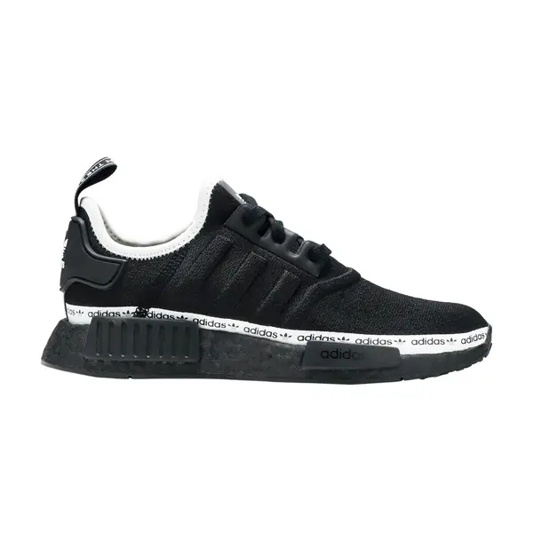 Adidas Nmd_r1 Tape Logo Sneakers - Black