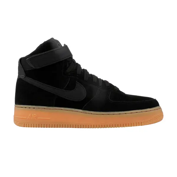 Nike Air Force 1 High 07 Lv8 Suede Sneakers - Black