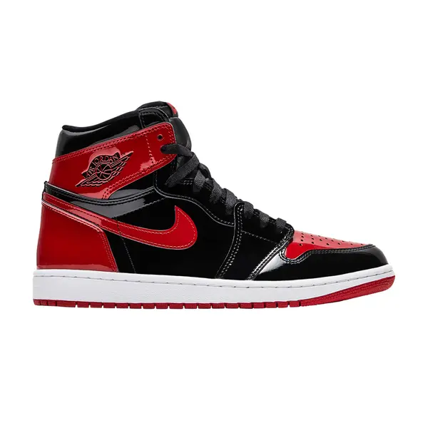 JORDAN 1 Retro High Og Patent Leather Sneakers - Red