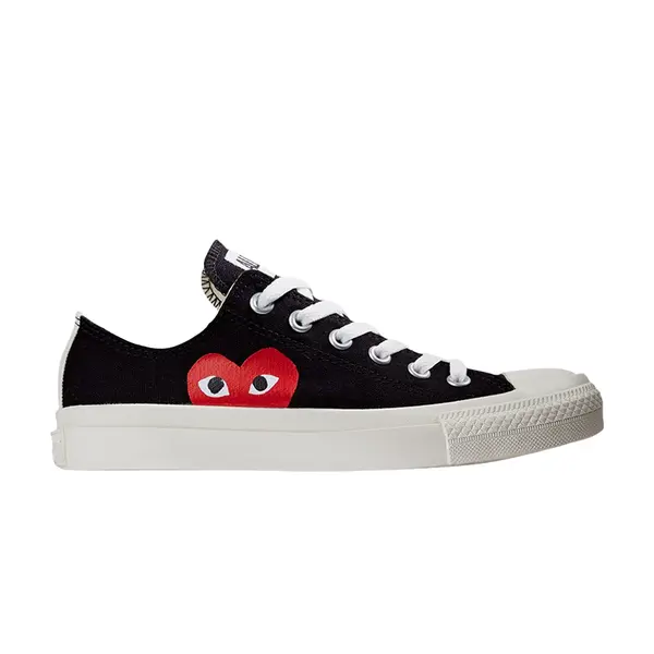 CONVERSE Comme Des Garçons Play X Chuck Taylor All Star Low Sneakers - Black