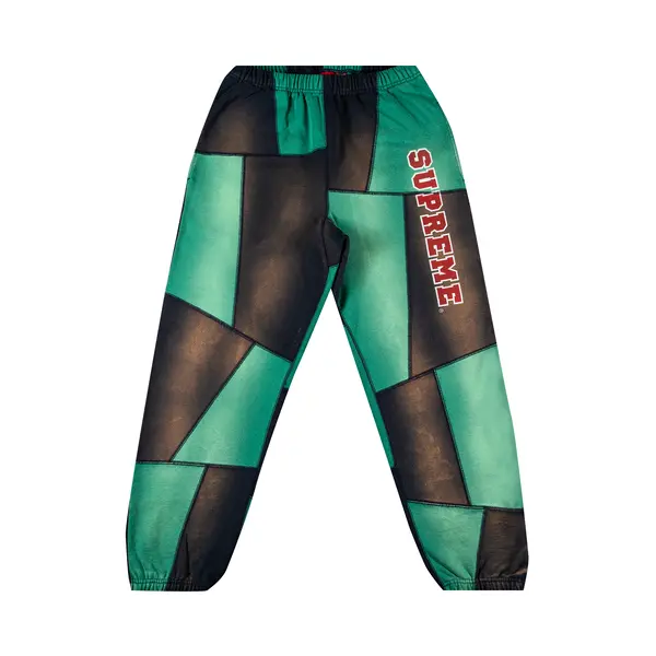 Supreme Patchwork Sweatpant 'navy - Blue