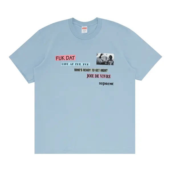 Supreme Joie De Vivre Tee 'dusty - Blue