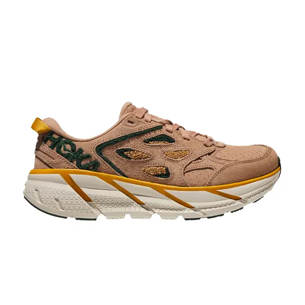 HOKA® Clifton L Embroidery Sirocco Mountain View - Brown