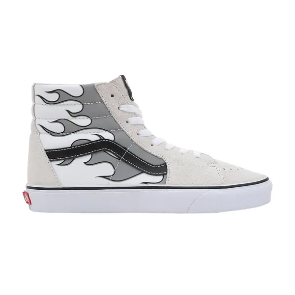VANS Sk8-hi Reflective Flame Sneakers - Cream