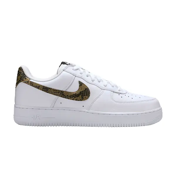 Nike Force Low Retro 'Ivory Snake' Sneakers White Editorialist
