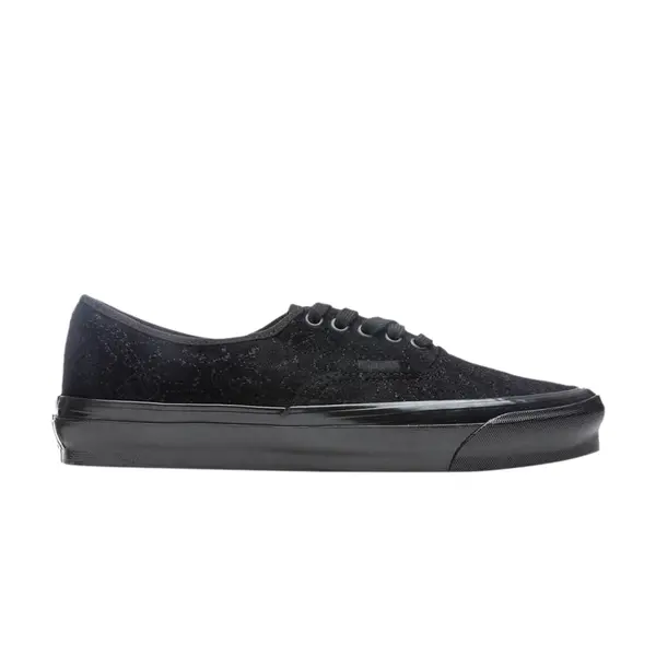 VANS Og Authentic Lx Velvet Embroidery Leopard Sneakers - Black
