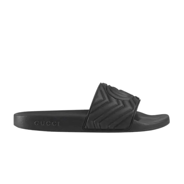Gucci Quilted Slide - Black