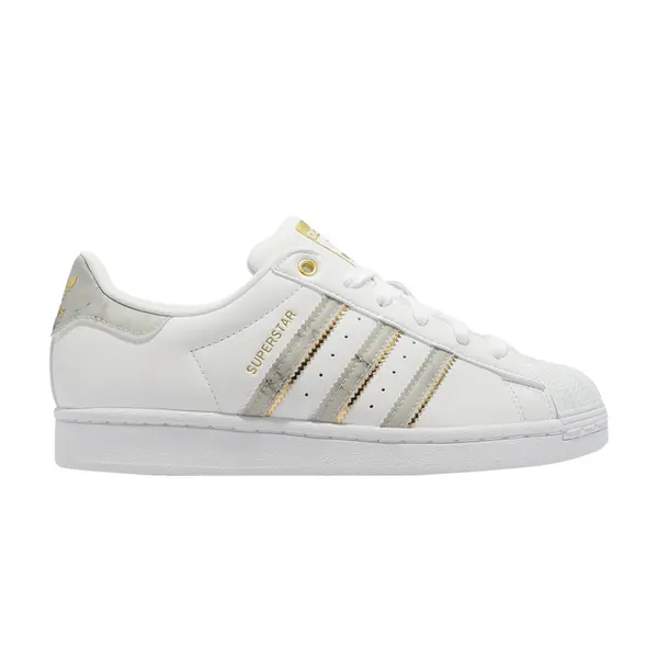 Adidas Superstar Metallic Sneakers - White
