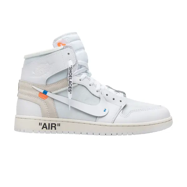 JORDAN Off- X 1 Retro High Og Sneakers - White