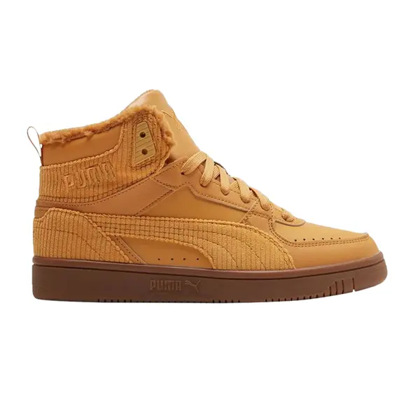 PUMA Rebound Joy Fur Corduroy Sneakers - Brown