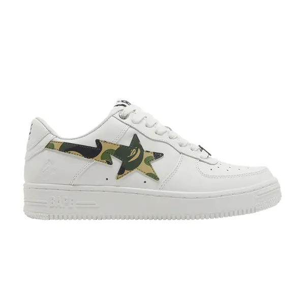 A BATHING APE Bapesta Abc Camo Green 2022 - White