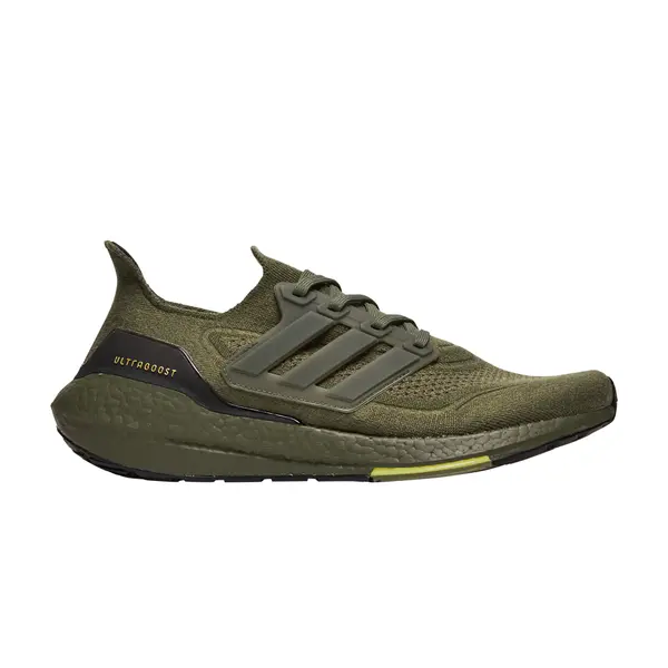 Adidas Ultraboost 21 Athletic Sneakers - Green