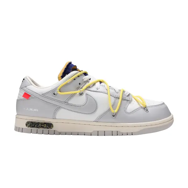Nike Off- X Dunk Low 'lot 27 Of 50 - White