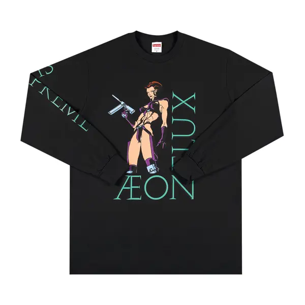 Supreme Aeon Flux Long-sleeve Tee - Black