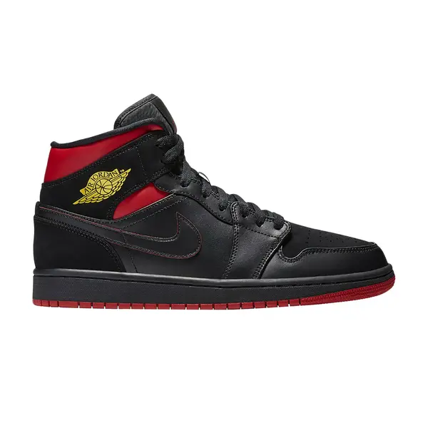 JORDAN 1 Retro Mid 'last Shot' Sneaker - Black