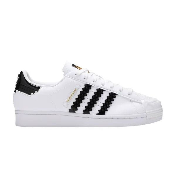 Adidas Lego X Superstar 'base Plates' Sneakers - White