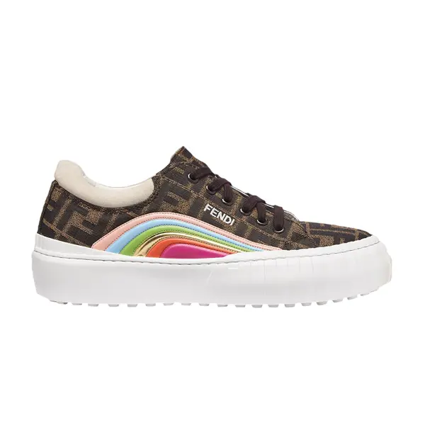 Fendi Force Rainbow Patch Sneakers