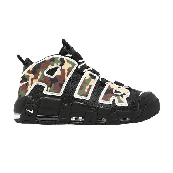 Nike More Uptempo Qs Camo Sneakers