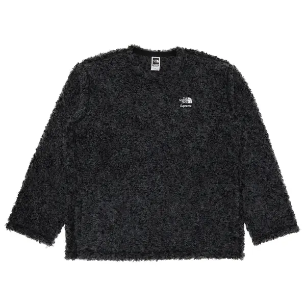 Supreme X The North Face High Pile Fleece Long-sleeve Top - Black