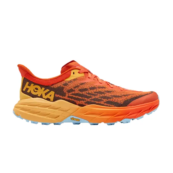 HOKA® Speedgoat 5 Athletic Sneakers - Red