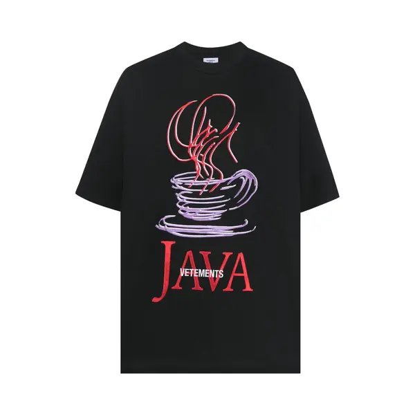 Vetements Java Embroidered T-shirt
