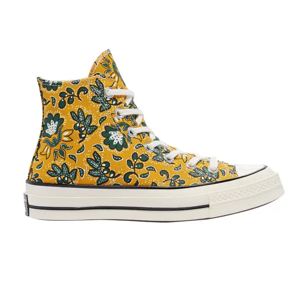 Chuck Taylor Converse Floral Parkway Yellow Converse Chuck 70 High