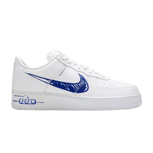 Nike Air Force 1 Low 'sketch' Sneakers - White