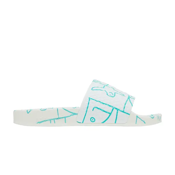 Adidas Mark Gonzales X Shmoofoil Slide - White