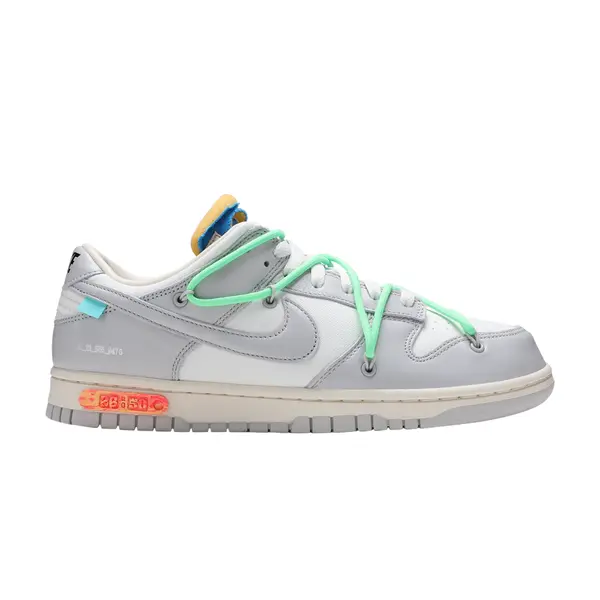 Nike Off- X Dunk Low 'lot 26 Of 50' Sneaker - White