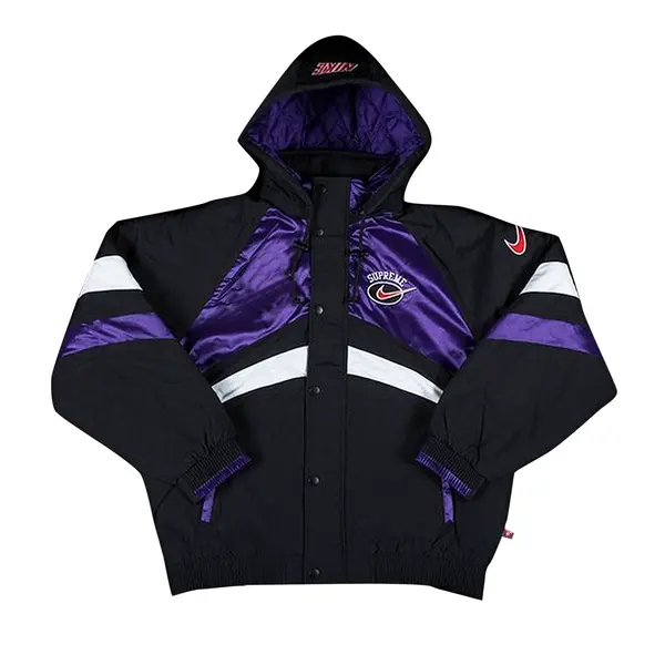 Supreme X Nike Hooded Sport Jacket - Purple