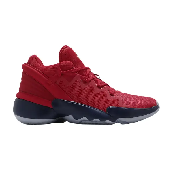 Adidas Marvel X D.o.n. Issue #2 Gca 'scarlet Team Navy' Sneakers - Red