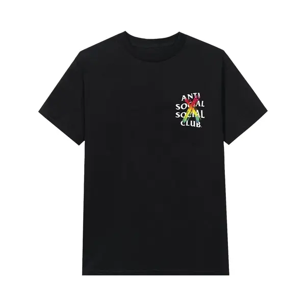 ANTI SOCIAL SOCIAL CLUB Cancelled Rainbow Tee - Black