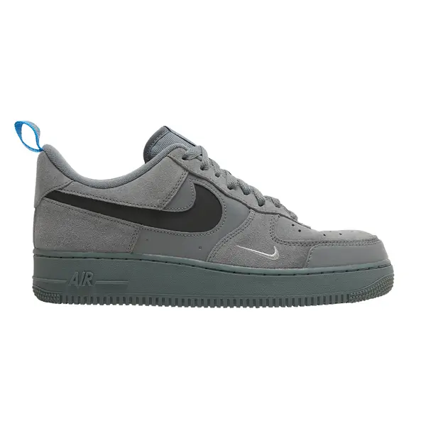 Nike Air Force Low 'Cut Out Swoosh' Sneakers Grey Editorialist - Main Image