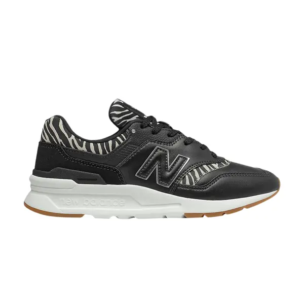 NEW BALANCE 997h Zebra Print Sneakers - Black
