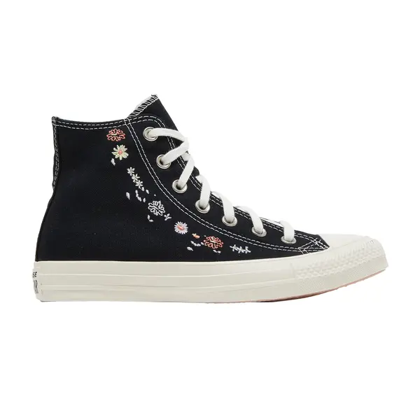 CONVERSE Chuck Taylor All Star High 'embroidered Floral - Black