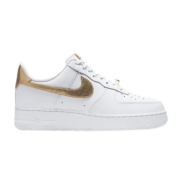 Nike Force 1 '07 Lv8 'gold Foil Swoosh' Sneakers - White