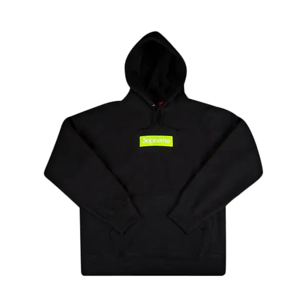 Supreme Box Logo Hooded Sweatshirt - Black