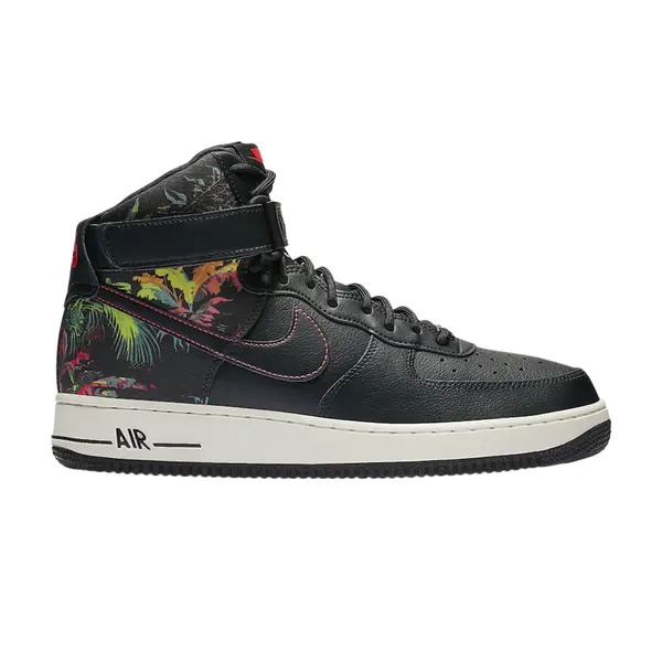 Nike Air Force '07 High Floral Black Editorialist