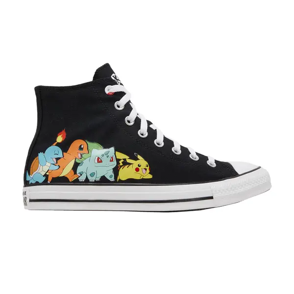 CONVERSE Pokemon X Chuck Taylor All Star High 'first Partners' Sneakers - Black