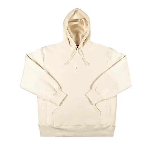Supreme Micro Logo Hooded Sweatshirt 'natural - Tan