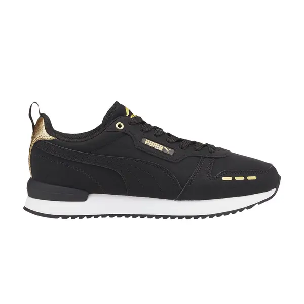 PUMA Wmns R78 Raw Metallics Sneakers - Black