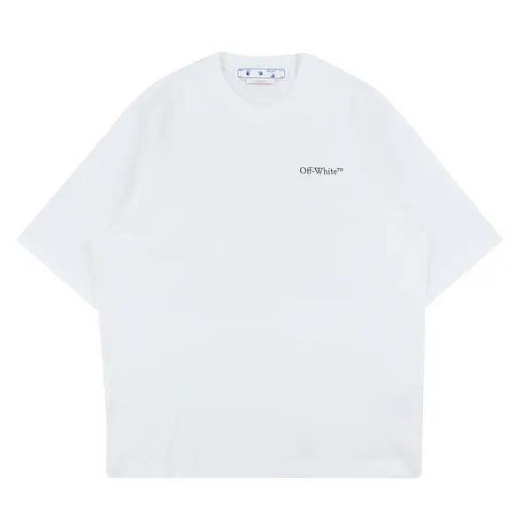 Off-White Caravaggio Crownin Skate Short-sleeve Tee - White