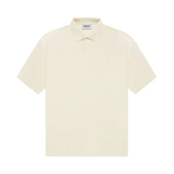 Fear Of God Short-sleeve Polo 'buttercream - Cream