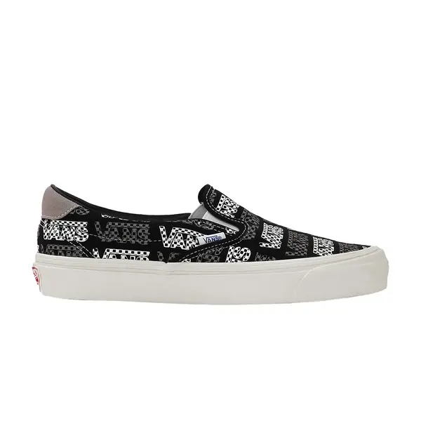 VANS Slip-on 59 Lx Logo Checkerboard - Black