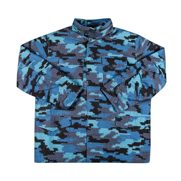 Supreme Logo Camo M-65 Jacket - Blue