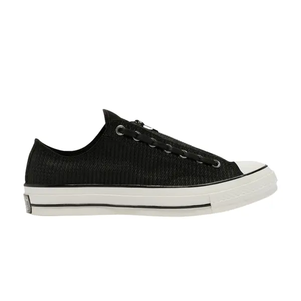 CONVERSE Chuck 70 Zip Low Embossed Suede Sneakers