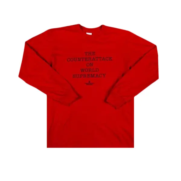 Supreme X Undercover X Public Enemy Counterattack Long-sleeve T-shirt - Red