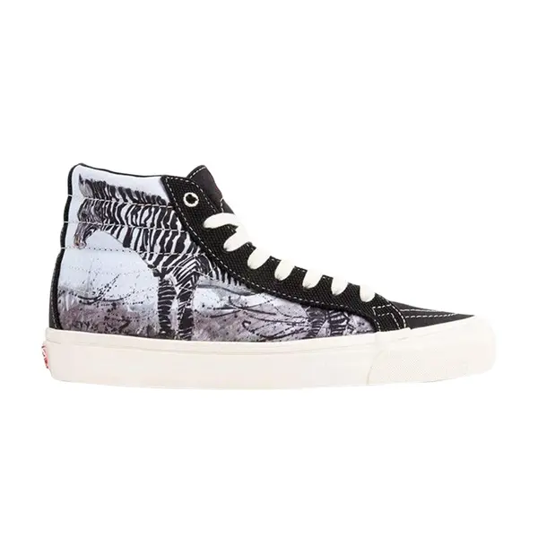 VANS Ralph Steadman X Og Sk8-hi Lx 'zebra' Sneaker - Black