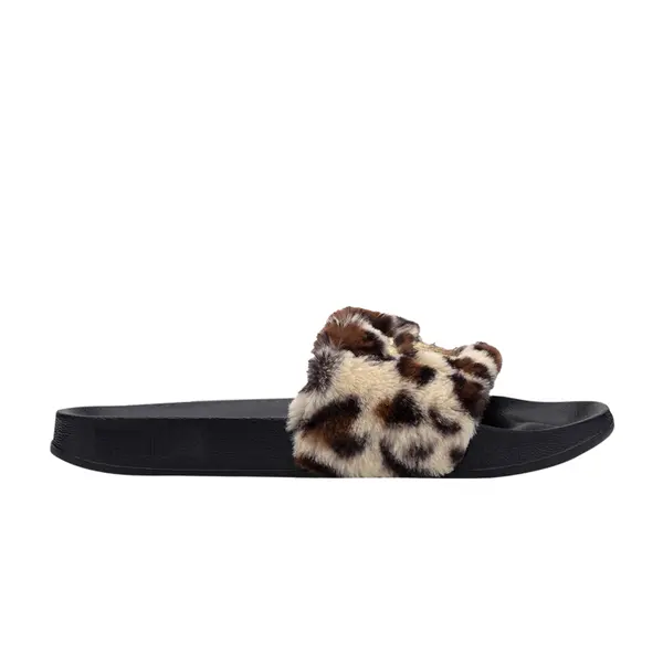 PUMA Leadcat Leopard Print Slides